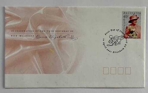 Queen Elizabeth II Celebration 75th Birthday First Day Cover 2001 Never ...