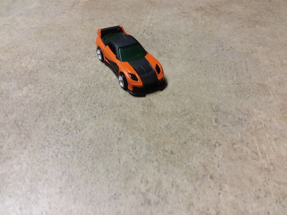 Hot Wheels Fast and Furious HAN`S MAZDA RX7 W/REAL RIDERS -CUSTOM-VERY ...