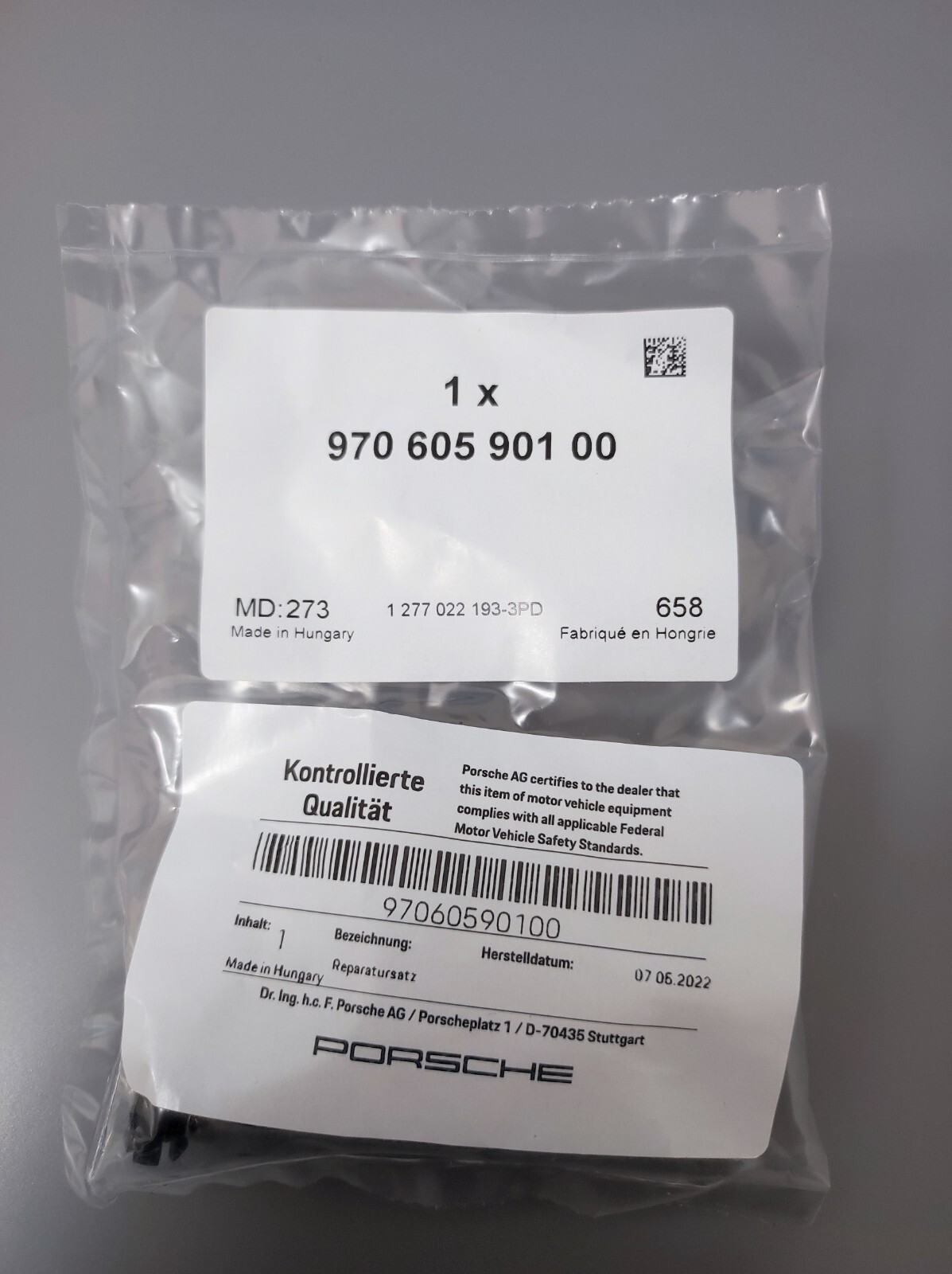 Porsche 97060590100 Genuine OEM Repair Kit for sale online | eBay