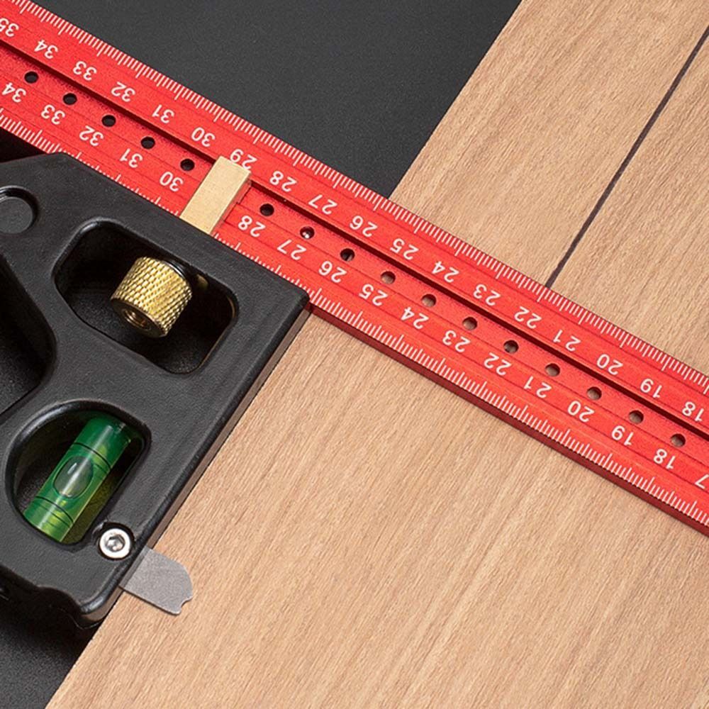 30/40cm Combination Right Angle Ruler Movable Square Ruler Woodworking ...