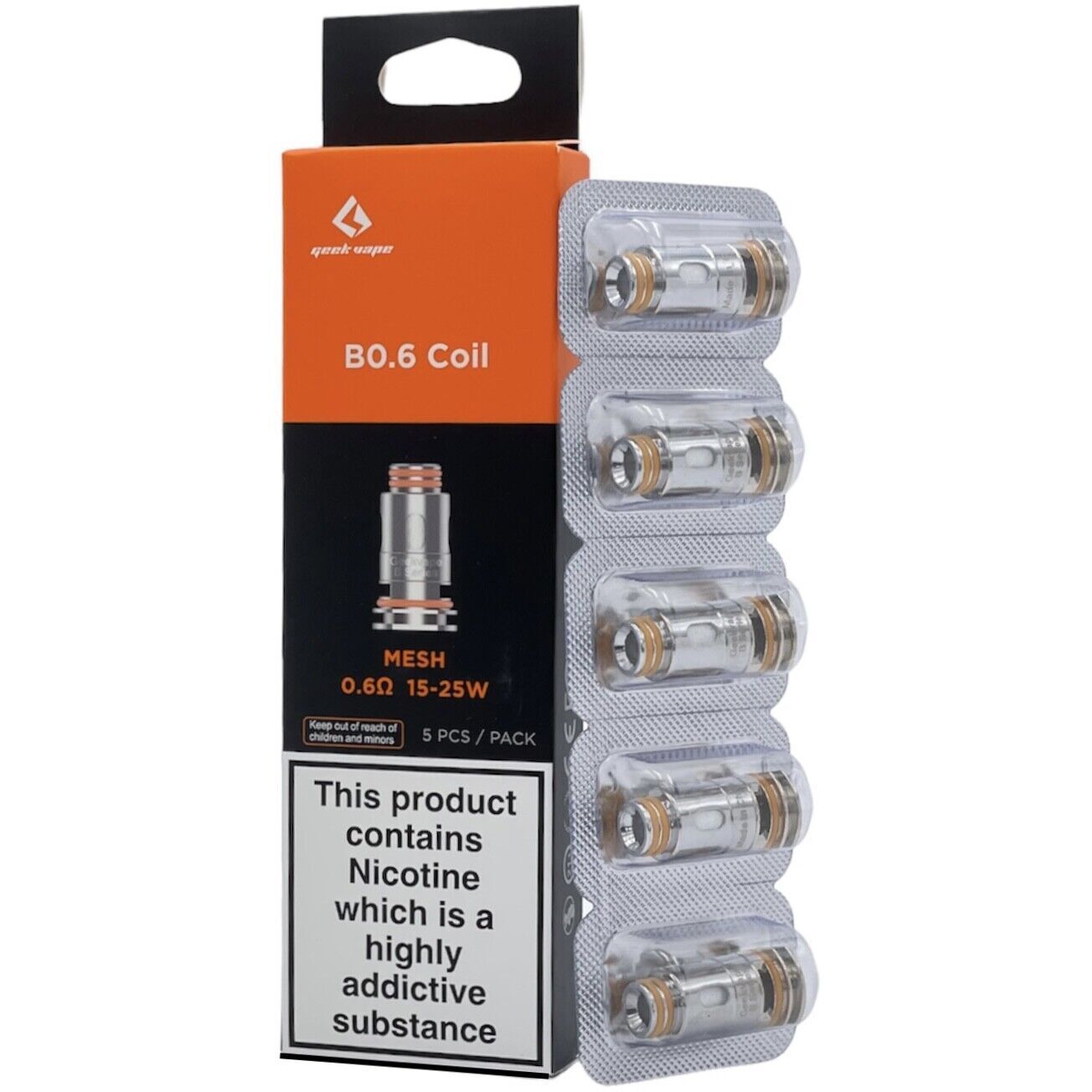 GeekVape Aegis Boost Coils 0.2ohm 0.3ohm 0.4ohm 0.6ohm 1.2ohm - Genuine ...