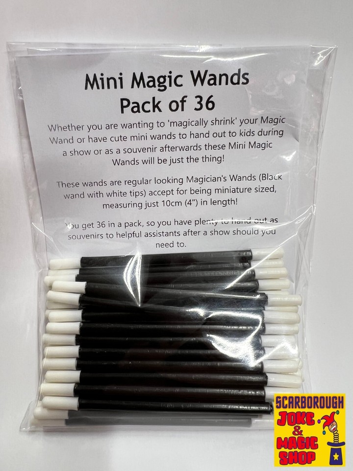 Mini Magic Wands~PACK OF 36~Pocket Size Close Up wand~Magician Trick ...