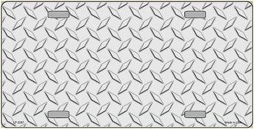 White Diamond Toolbox Design License Plate Free Personalization on this ...