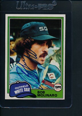 1981 Topps #466 Bob Molinaro White Sox Signed Auto *11498 | eBay