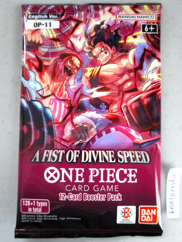 A Fist Of Divine Speed Booster Pack One Piece Card Game OP-11 English ...