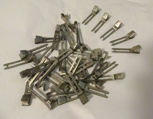 40 ct Vintage Metal Pin Curl Hair Spring Clips, Made in England | eBay