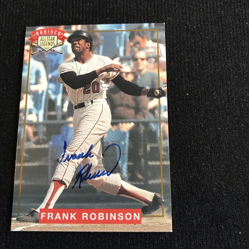 1994 Nabisco All Star Legends Frank Robinson Auto Autograph #FR HOF ...