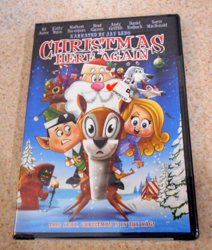 Christmas is Here Again DVD Ed Asner Kathy Bates Andy Griffith Sealed ...