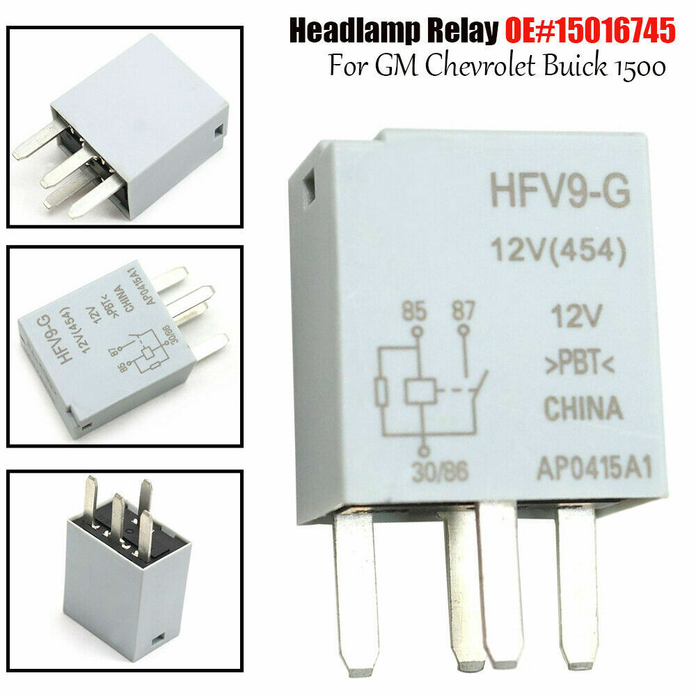 15016745 Headlamp Headlight Relay For GM Chevrolet Buick 1500 Cadillac ...