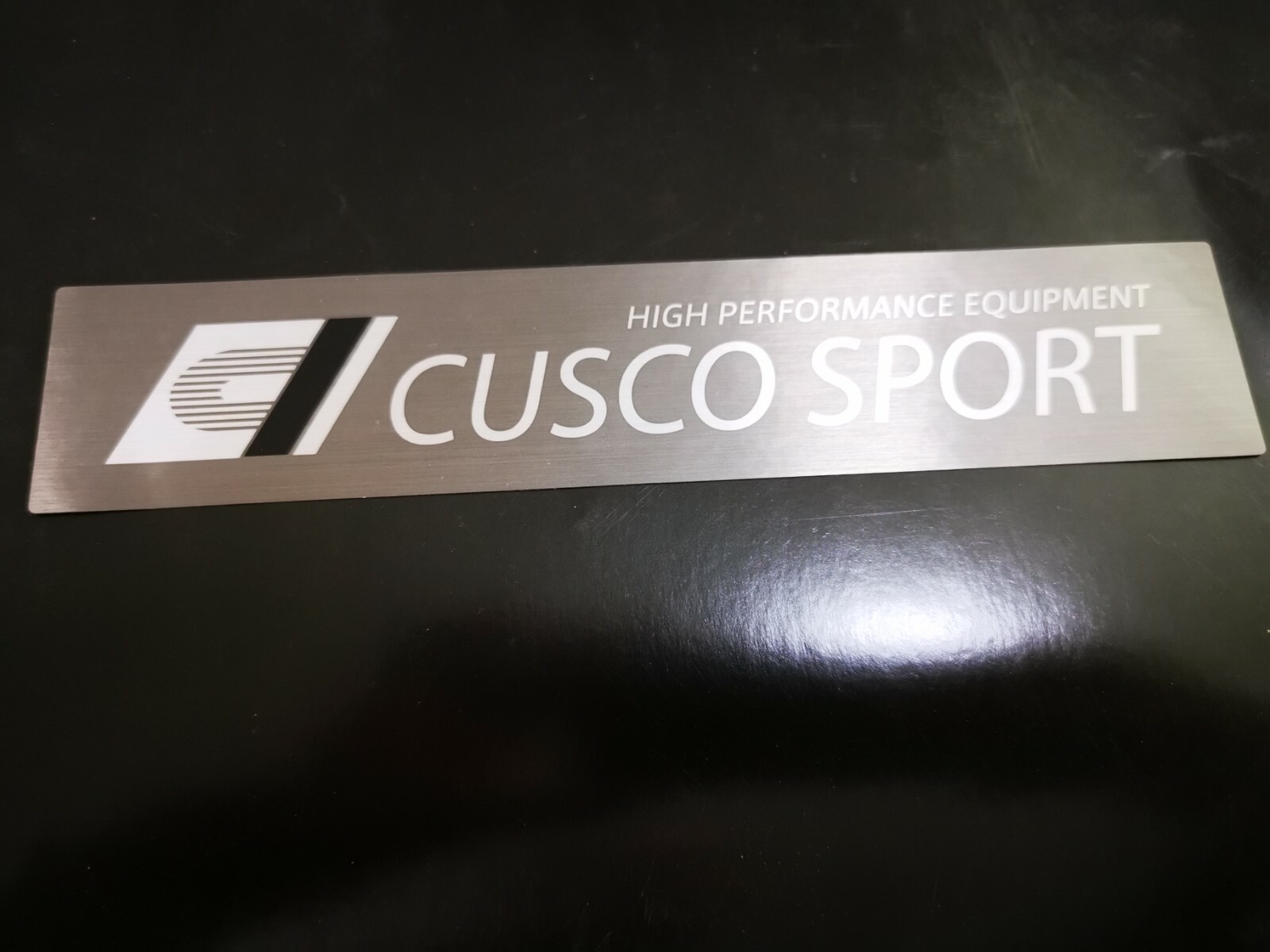 CUSCO JAPAN JDM CUSCO SPORT GUM METAL CAR BADGE STICKER X1 | eBay