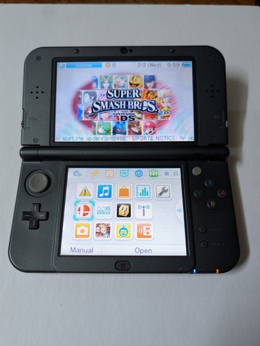 New Nintendo 3DS XL LL Black-Grey | Region-Free | 32 GB SD Card | USA ...