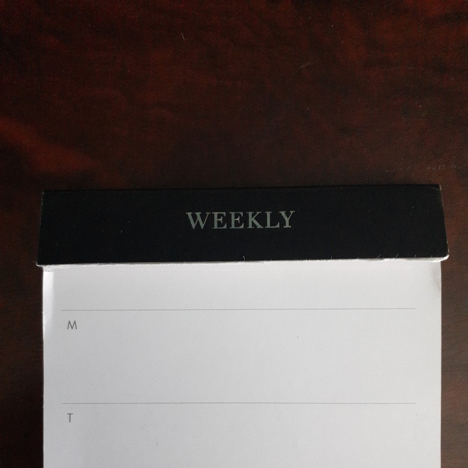 Weekly Planner Notepad - To-Do Lists, Week Planner, Organiser | eBay UK