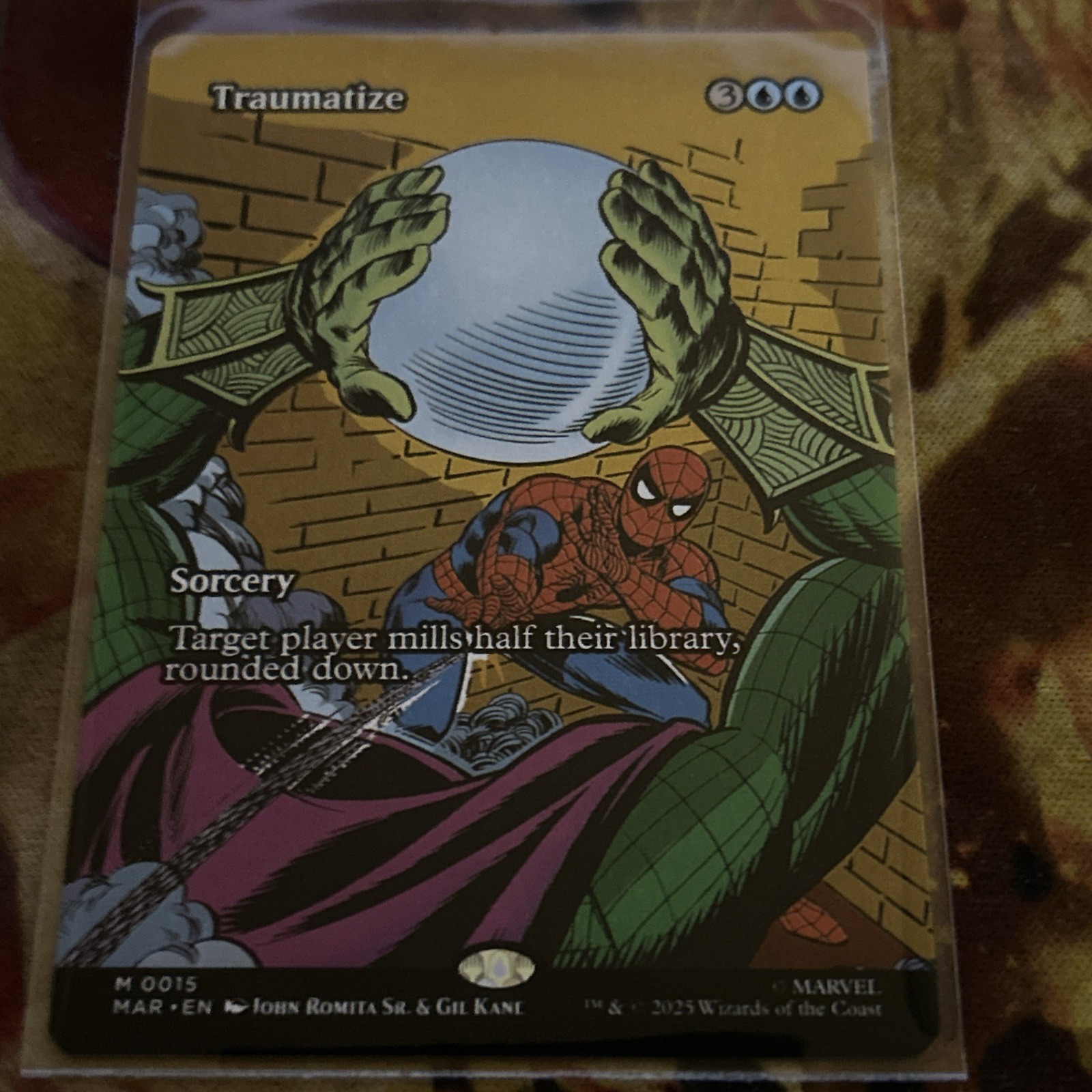 Traumatize - 0015 - M - Borderless - Non-Foil - Spider-Man - MTG - NM/M ...