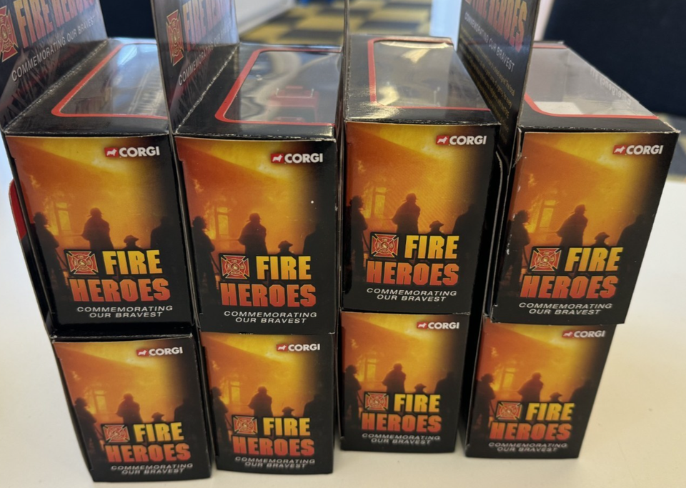 8 x Corgi Fire Heroes Die Cast Model Vehicles - Chicago Fire Department ...