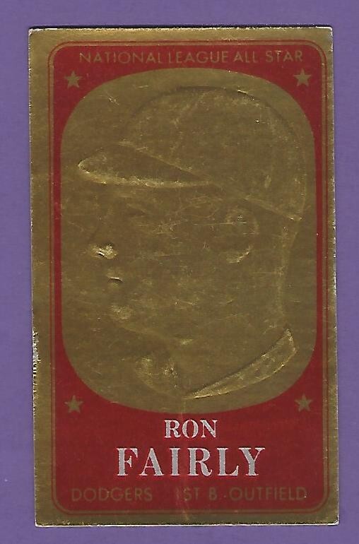 1965 Topps Embossed - #2 Ron Fairly - Los Angeles Dodgers - Ex | eBay