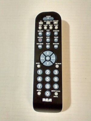 RCA Model RCR3273R 3 Device Universal Remote Control For TV/SAT/CBL/DTC ...