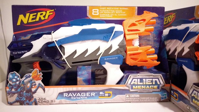 NERF Alien Menace Ravager Blaster 2017 8 Years for sale online | eBay