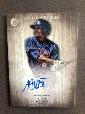 Minnesota Twins ADAM WALKER autographed 2014 Bowman Inception ...