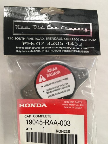 HONDA CIVIC ACCORD 2005 ON GENUINE RADIATOR CAP 19045-RAA-003 1.1 BAR ...