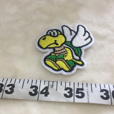 Super Mario Koopa Troopa Video Game Character Embroidered Iron On Patch ...