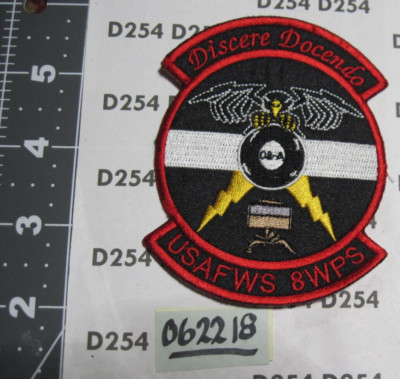 USAF AIR FORCE Squadron PATCH 8th WPS WEAPONS SQUADRON Nellis AFB ...