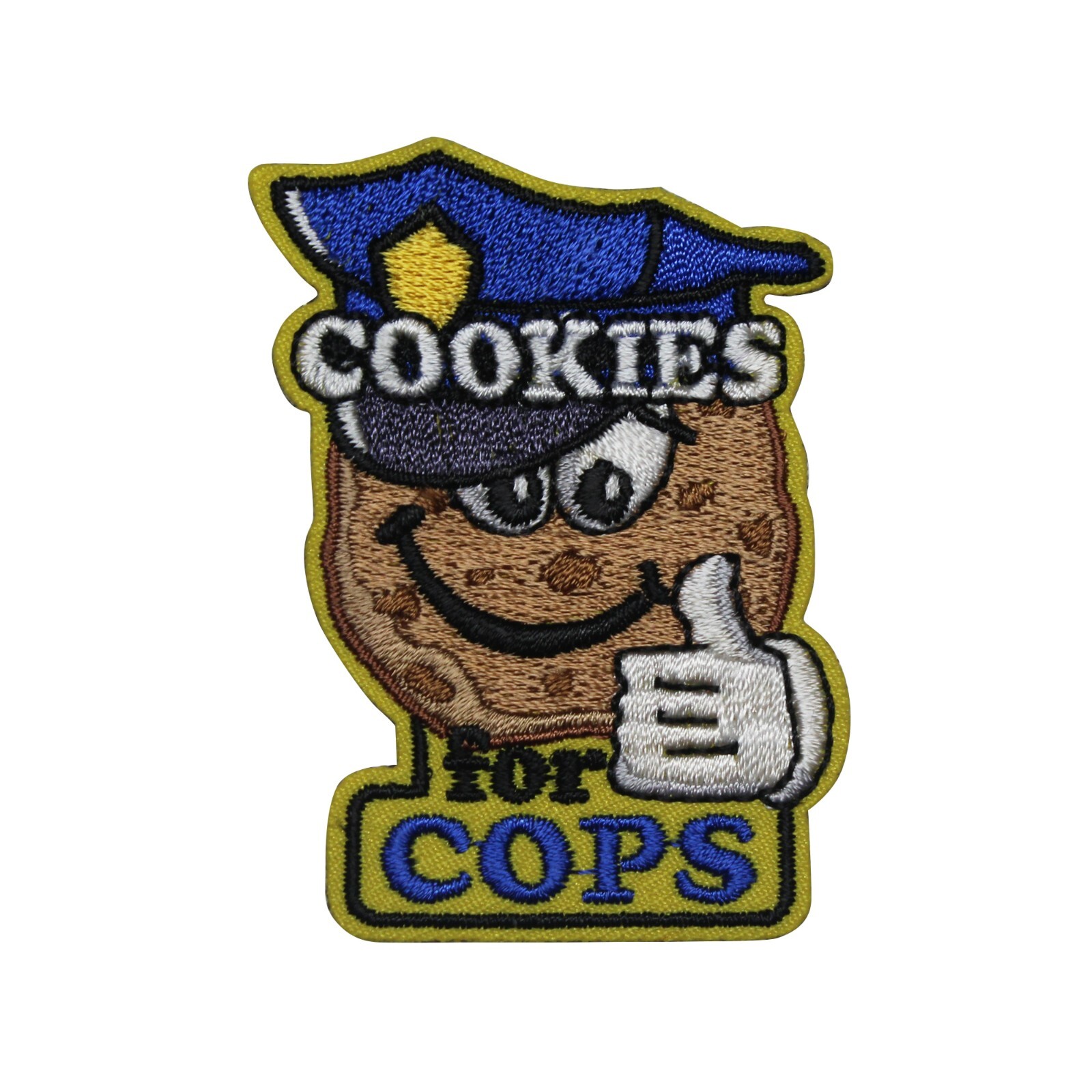 Cookies For Cops Embroidered Iron On Patch - Police Officer Boys Girls ...
