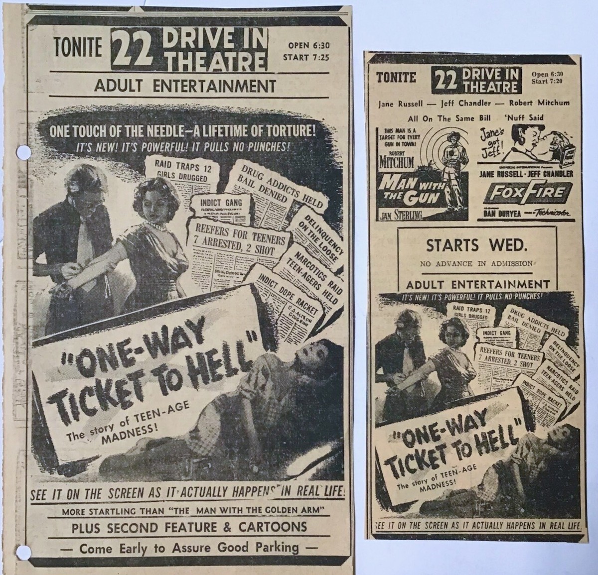 Movie Newspaper Ads