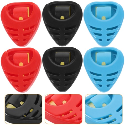 6 Pcs Guitar Storage Box Plastic Pick Storage Box Guitar Pick Holder | eBay