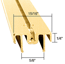 CRL 22BGA36 Brite Gold Anodized 36" Mirror Standard | eBay