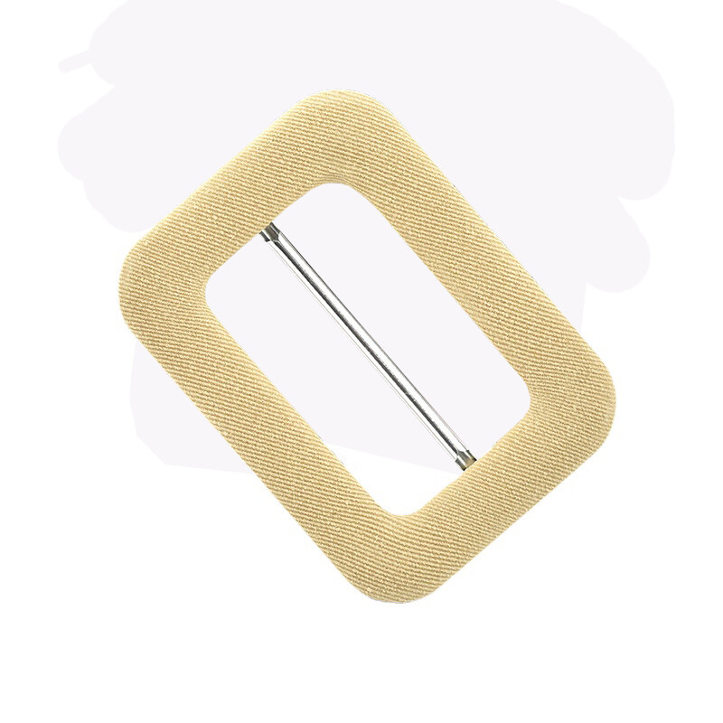 2pcs Fabric Covered Square Slide Buckle for Trench Coat Jacket Belt ...