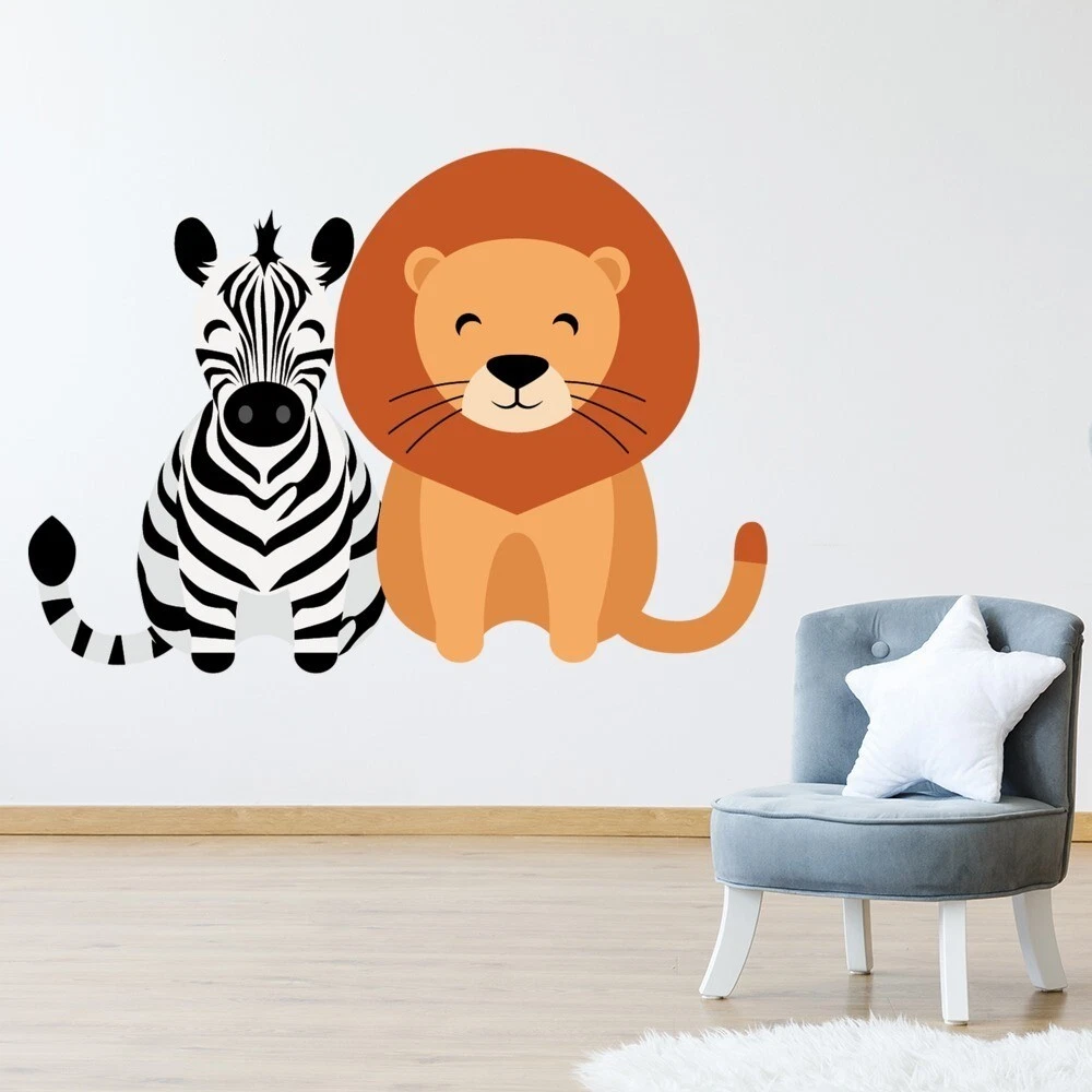 Being Friends Lion And Zebra