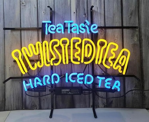 Twisted Tea Neon Signs Light Lamp Real Glass Bar Pub Club Wall Decor YU ...