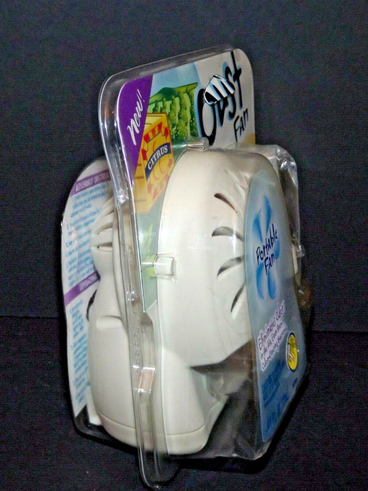 Oust Portable Fan Air Freshener Citrus Scent + 5 Refills New HTF (P) | eBay