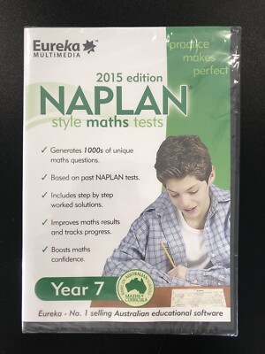 NAPLAN Style Maths Tests: YEAR 3 - 2015 Edition (PC CD-ROM) NEW ...
