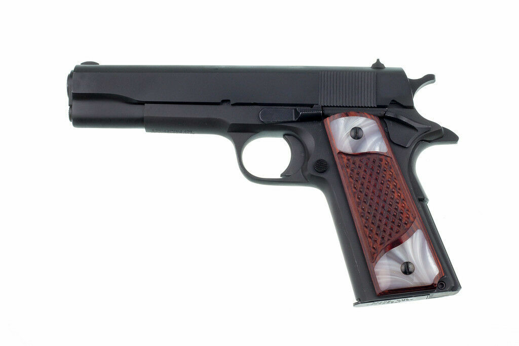 PMG 1911 Fits Grips Colt & Clones Mother of Pearl Rosewood | eBay