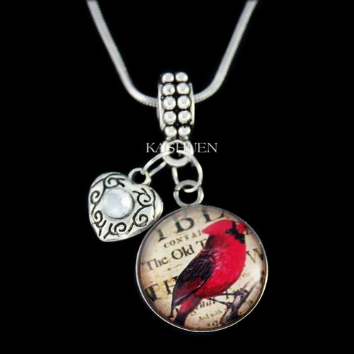Collier Cardinal Oiseau Perte De Mère Maman Père Papa Fils Fille Frère ...