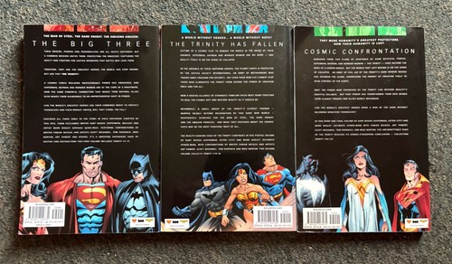 DC Comics TRINITY Vol 1-3 Busiek TPB Lot OOP Superman Batman Wonder ...