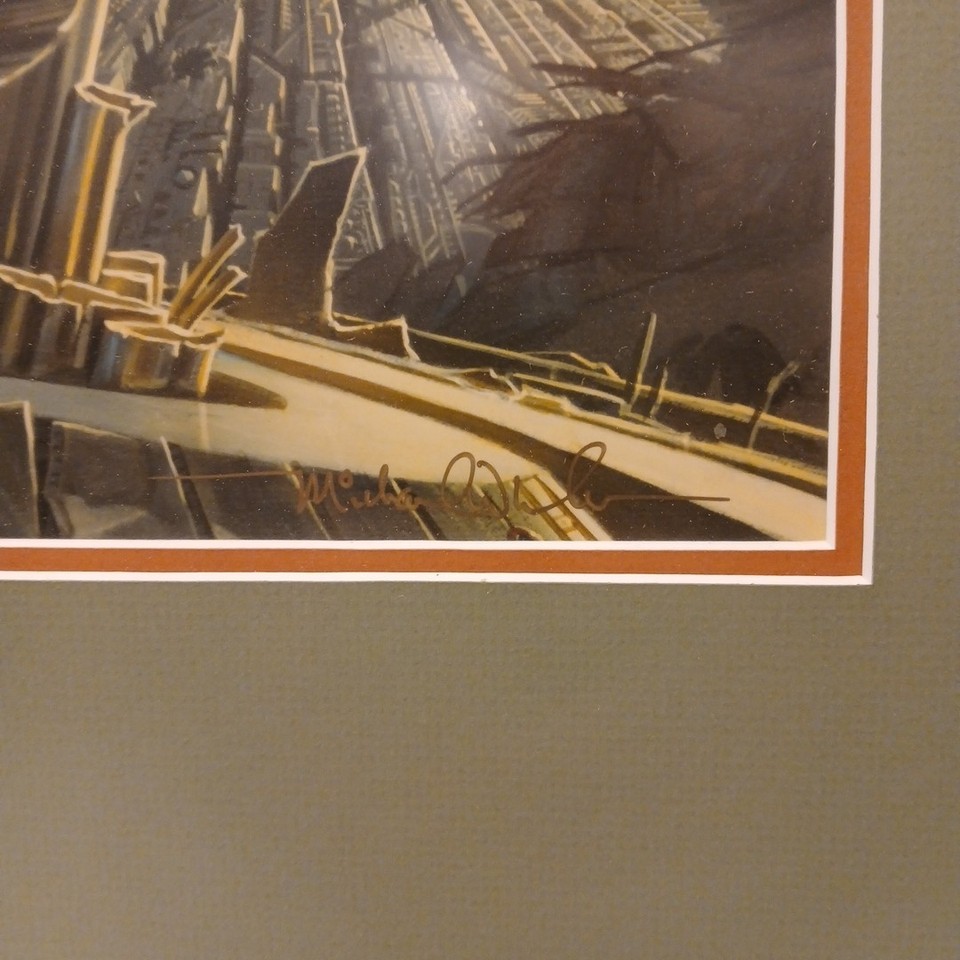 Vintage SIGNED Michael Whelan "The Mule" Ltd Ed | NolaCon 1988 Asimov ...