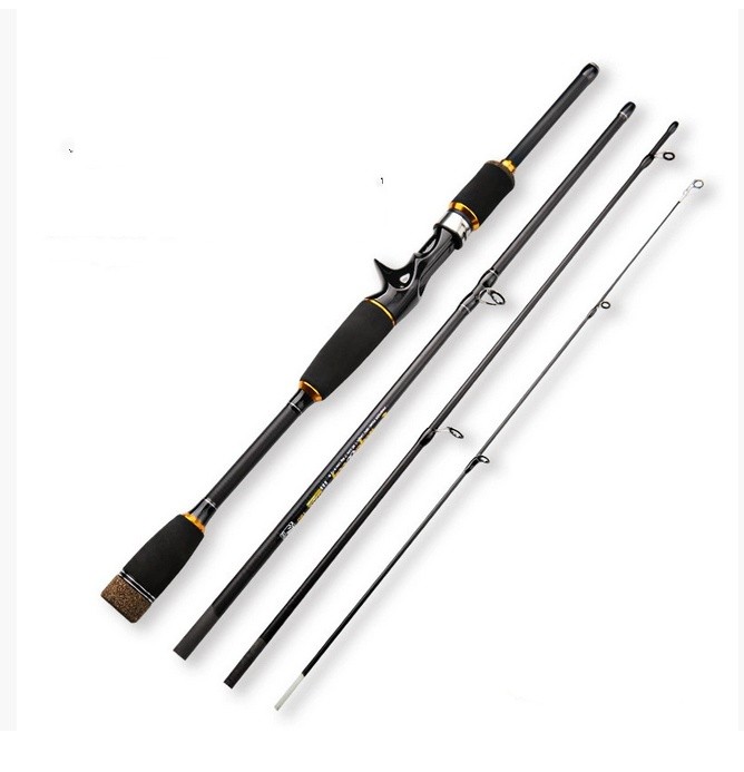Fishing Rods Carbon Fiber Casting Spinning Rods High Sensitive Fast 4 ...