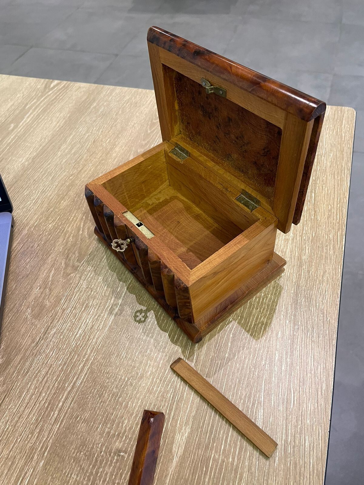 Antique Wooden Puzzle Key