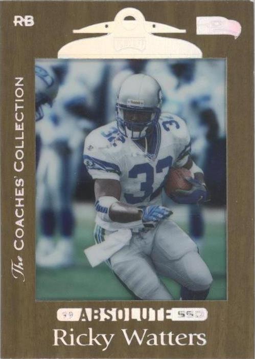 1999 Playoff Absolute SSD - Ricky Watters #95 The Coaches' Collection ...