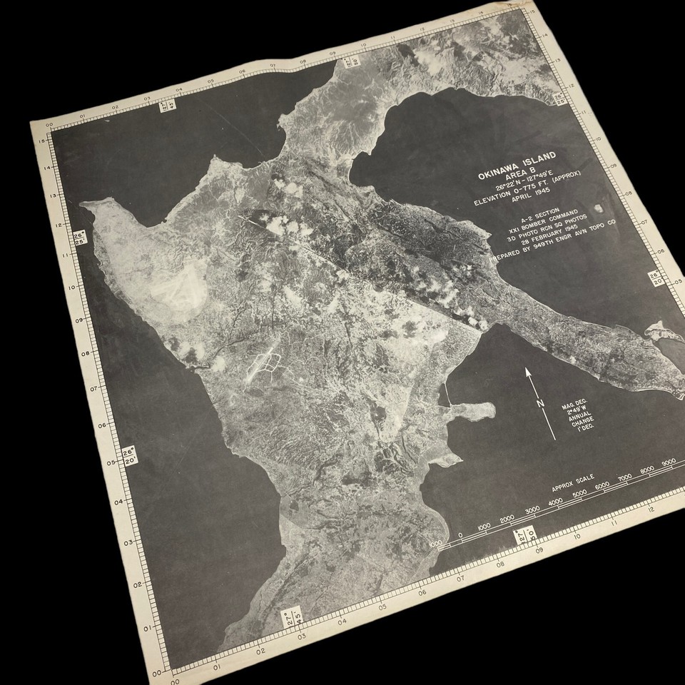 WWII D-Day Operation Iceberg 1945 B-29 Navigator XXI Bomber Command ...