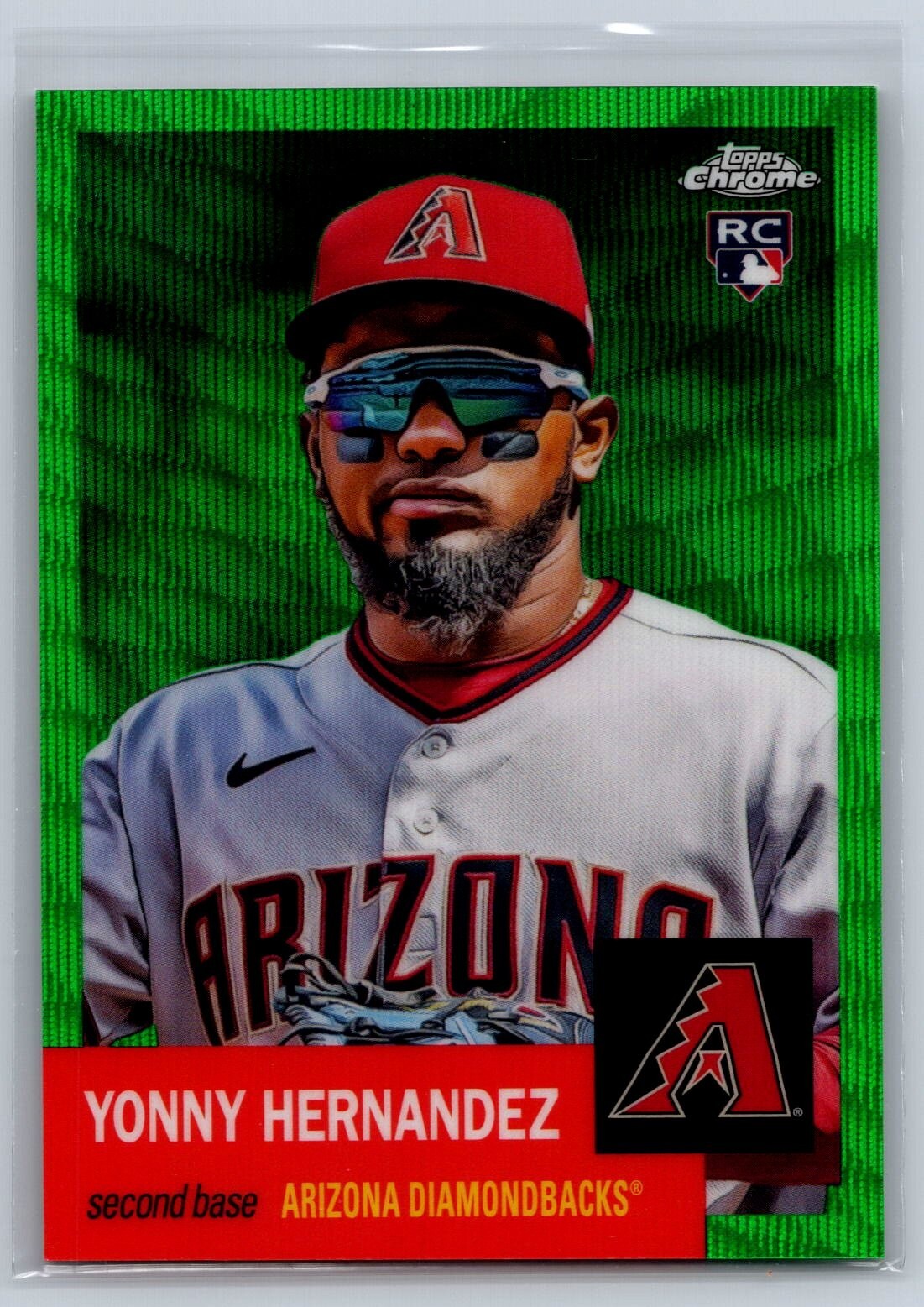 2022 Topps Chrome Platinum Anniversary - Yonny Hernandez #303 Green ...