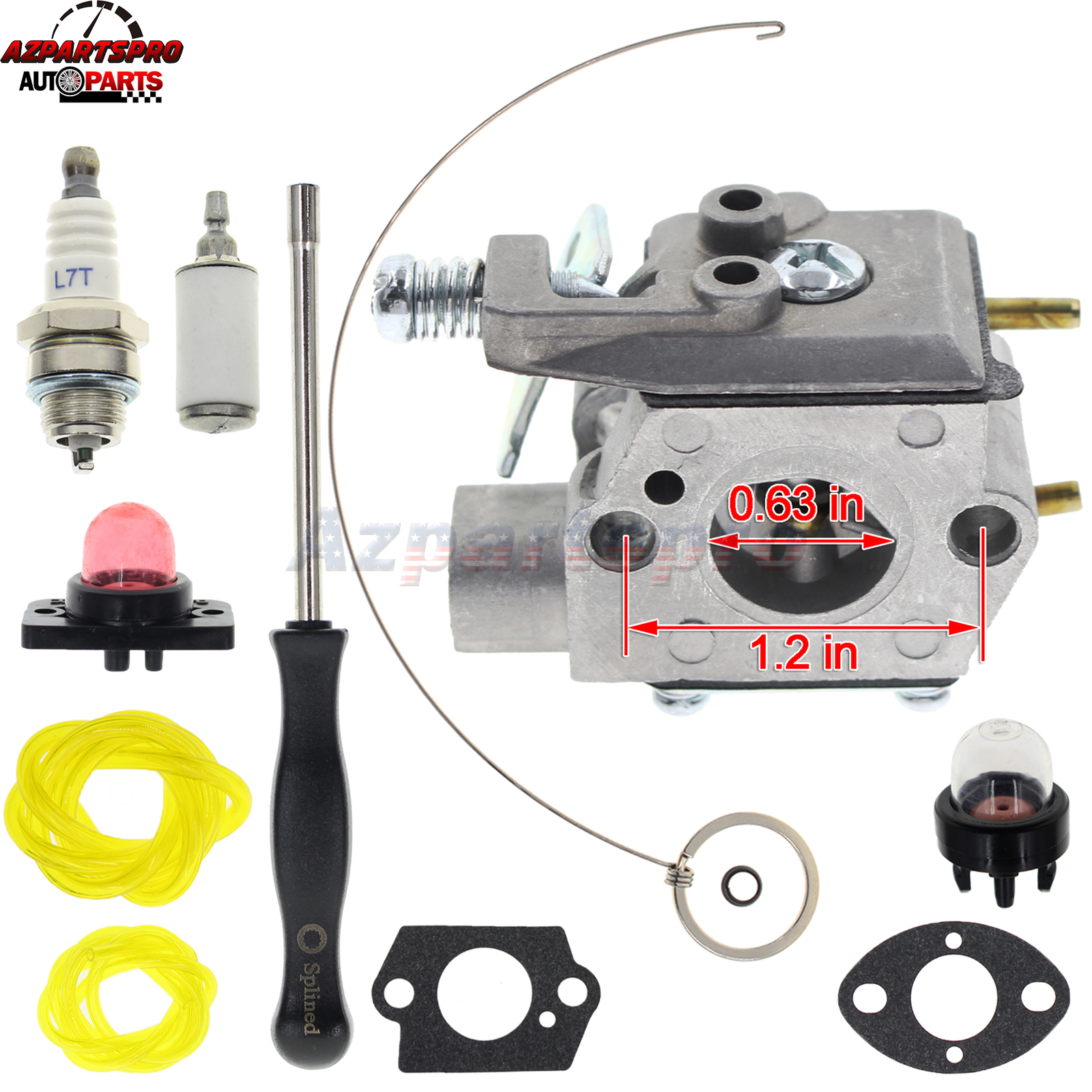 Carburetor For Weed Eater XT20 XT20T XT30D XT40 XT40T XT50 XT50T XT100 ...