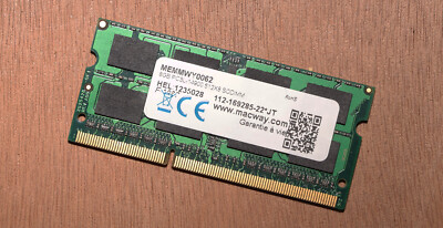 Mémoire RAM 8 Go DDR3L SODIMM PC3L-14900 | eBay