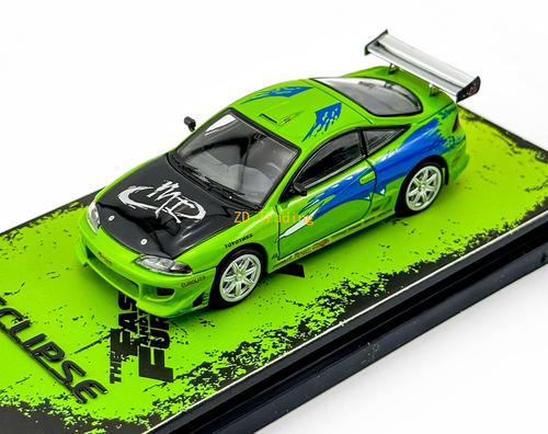 ZA Transcend 1:64 Green 1995 Eclipse GS FNF Sports Model Diecast Metal ...