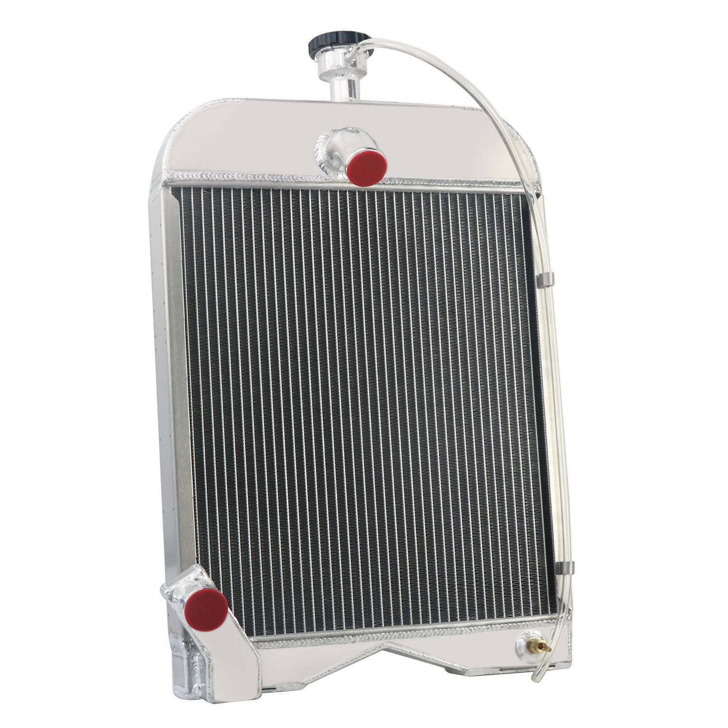8N8005 3 Rows Aluminum Tractor Radiator Fits Cap For Ford 8N 9N 2N ...