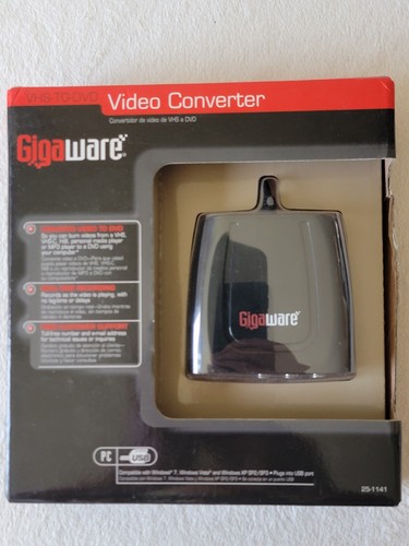Gigaware VHS To DVD Video Converter Model 25-1141 NIB | eBay
