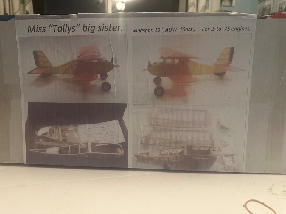 Miss Tally's Big Sister Balsa Model Aircraft RTC Model Aircraft .5 /.75 ...