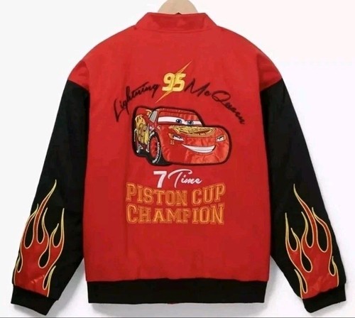 Disney Pixar Cars Lightning McQueen Racing Jacket Size 1X | eBay